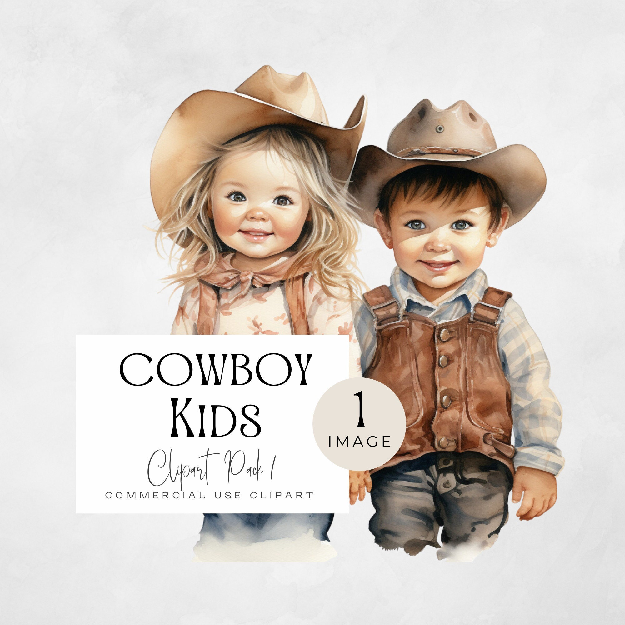 Cowboy and Girl Clipart, Baby Boy Cowboy Clipart SINGLE IMAGE Cute ...