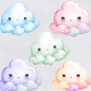 Cloud Clipart Png Transparent, Pastel Pink Clouds Clip Art, Watercolor ...