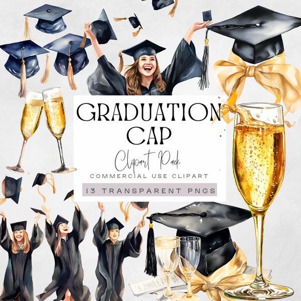 Graduation Clipart Kids - Etsy