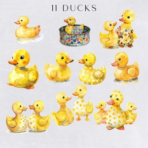 Rubber Ducky Clipart, Yellow Duck Clip Art, Baby Shower Graphics, Bath ...