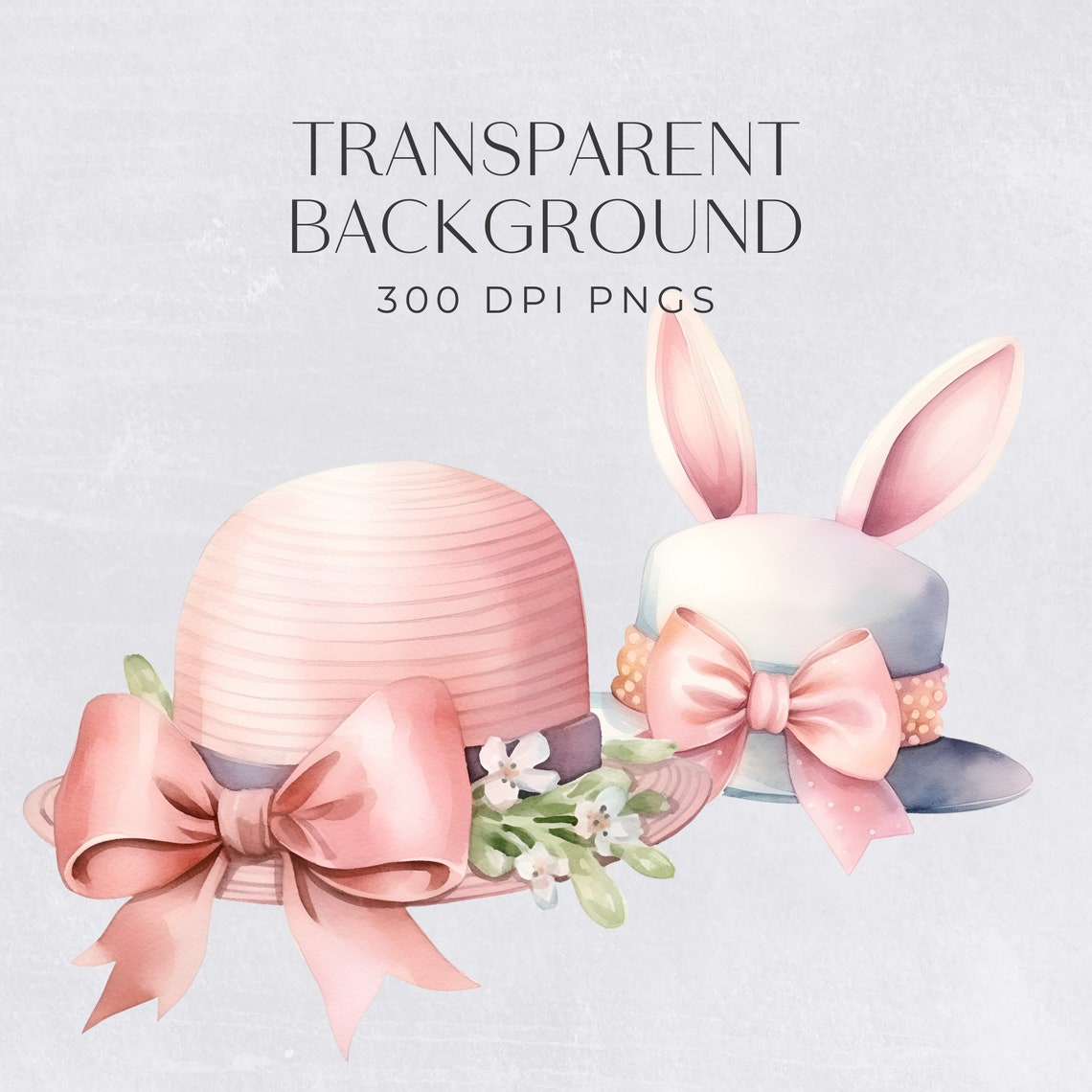 Easter Hat Clipart, Womans Straw Hat With Florals, Flowers, Cute ...