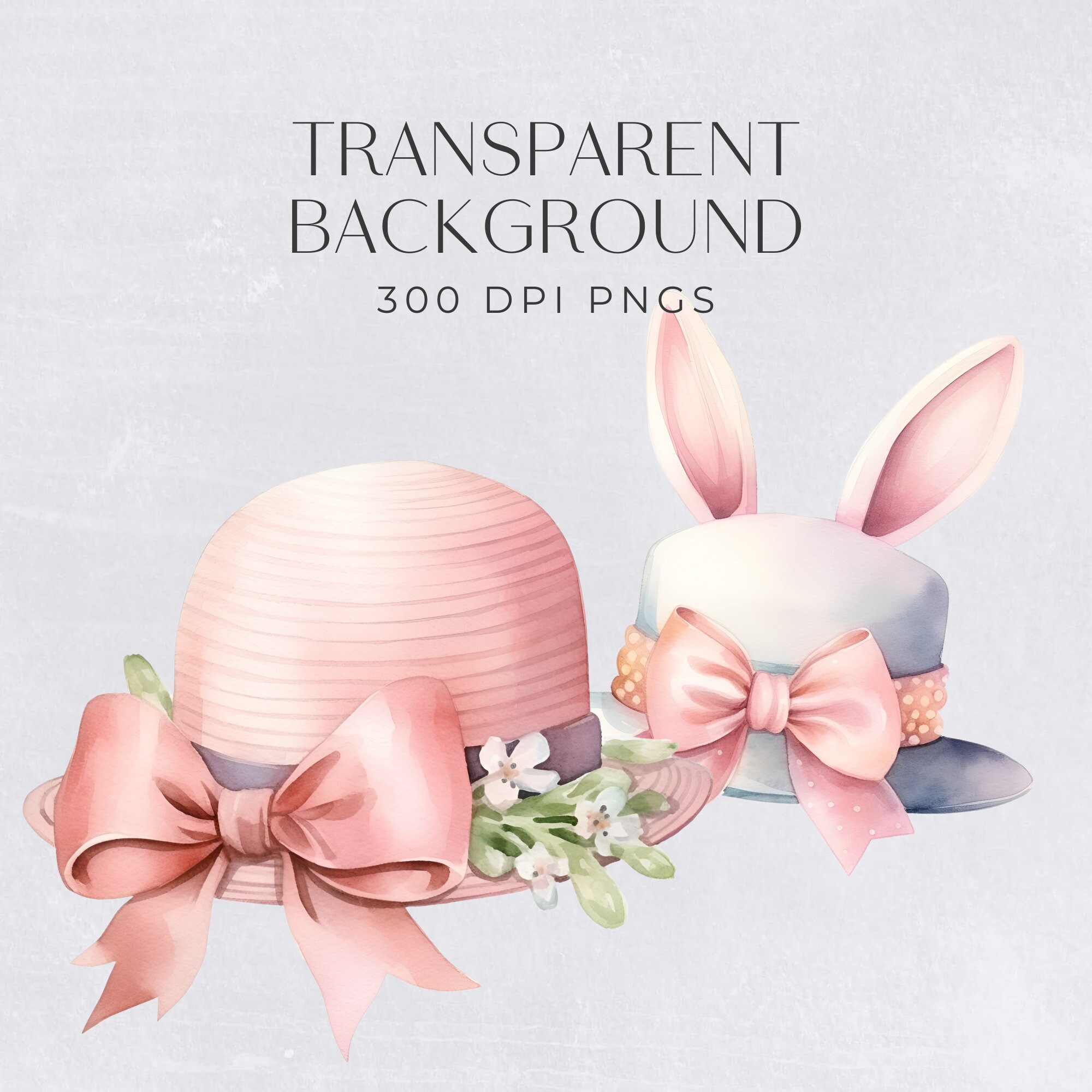 Easter Hat Clipart, Womans Straw Hat With Florals, Flowers, Cute ...