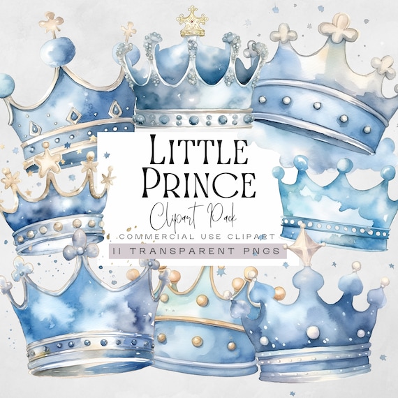 Royal Prince Baby Shower Clip Art