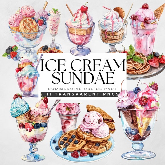 Ice Cream Sundae Party Clipart How To Draw An Ice Cream Sundae Float