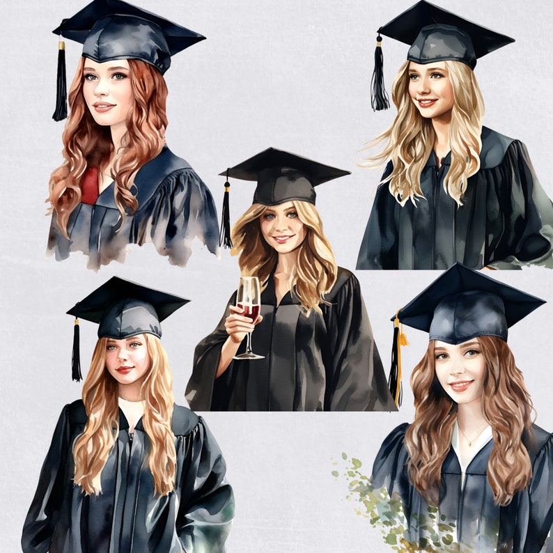 Graduation Women Cap Png, University Student, College Senior Clip Art ...