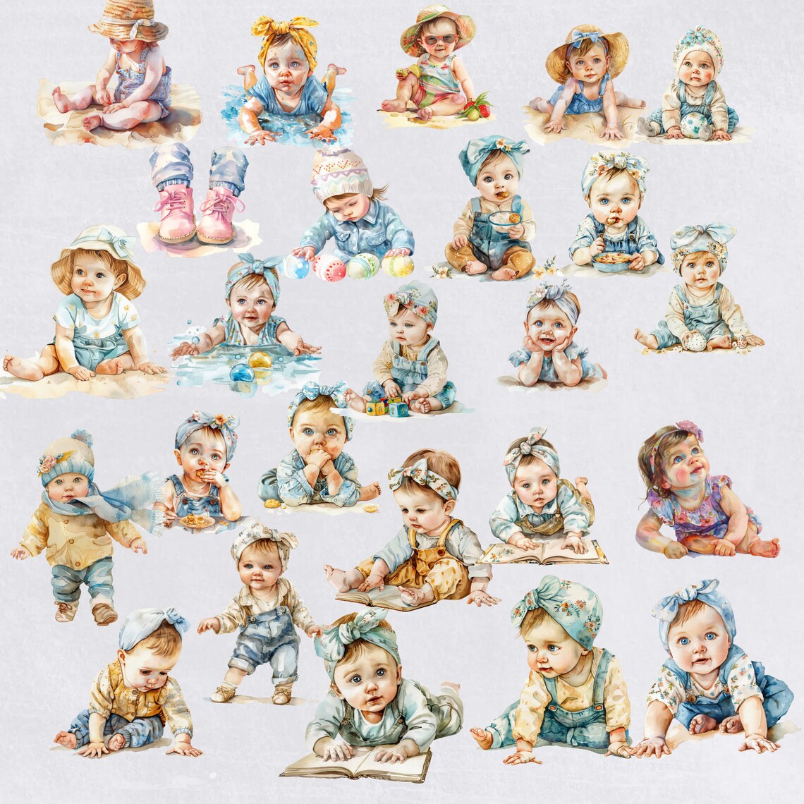 Monthly Milestone Clipart, Baby Girl Clip Art, Hello World Png, Infant ...