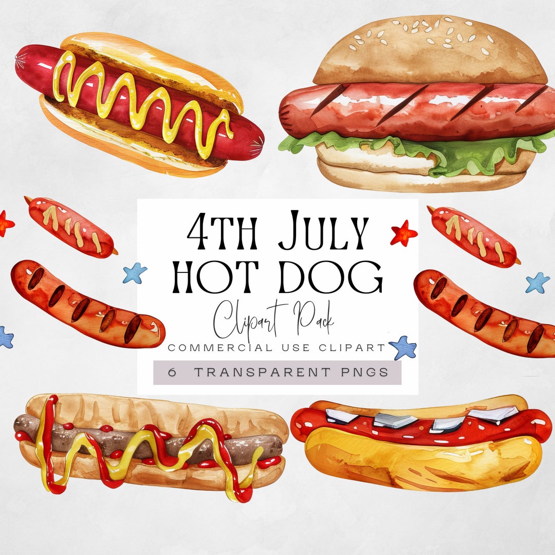 4th July Hot Dog Png, Makes Me Want A Hot Dog Clipart, Memorial Day ...