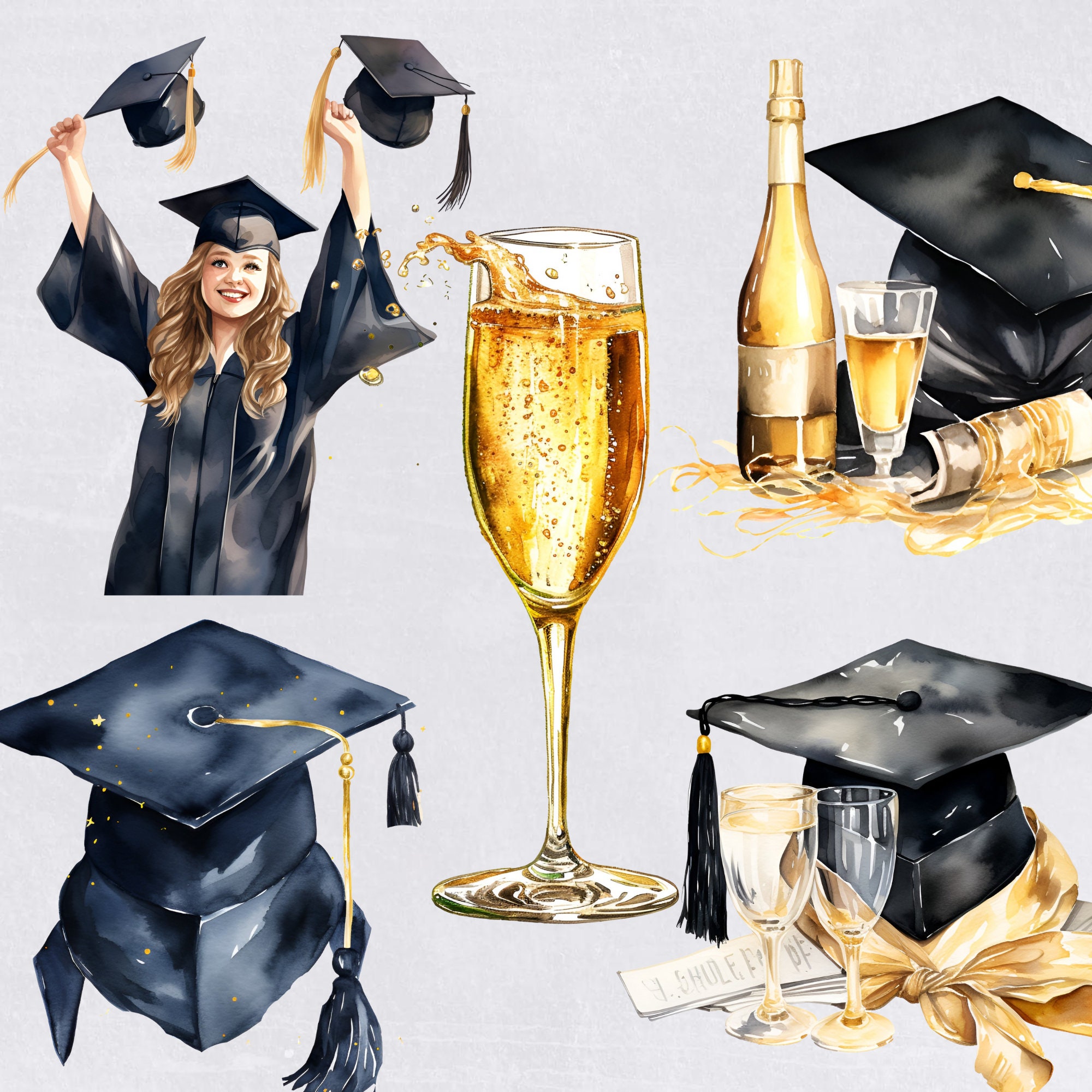 Graduation Cap Transparent Png, Graduate Girl Student, Woman, Teacher ...