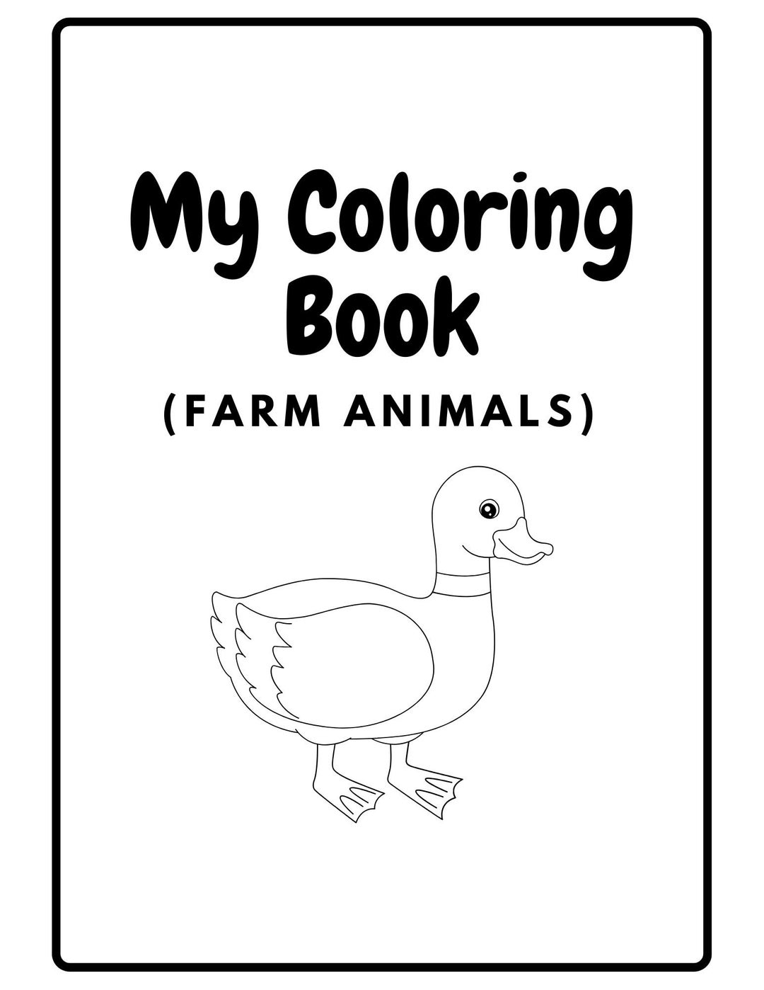 Farmyard Friends Coloring Book: A Whimsical Journey Through Colour ...