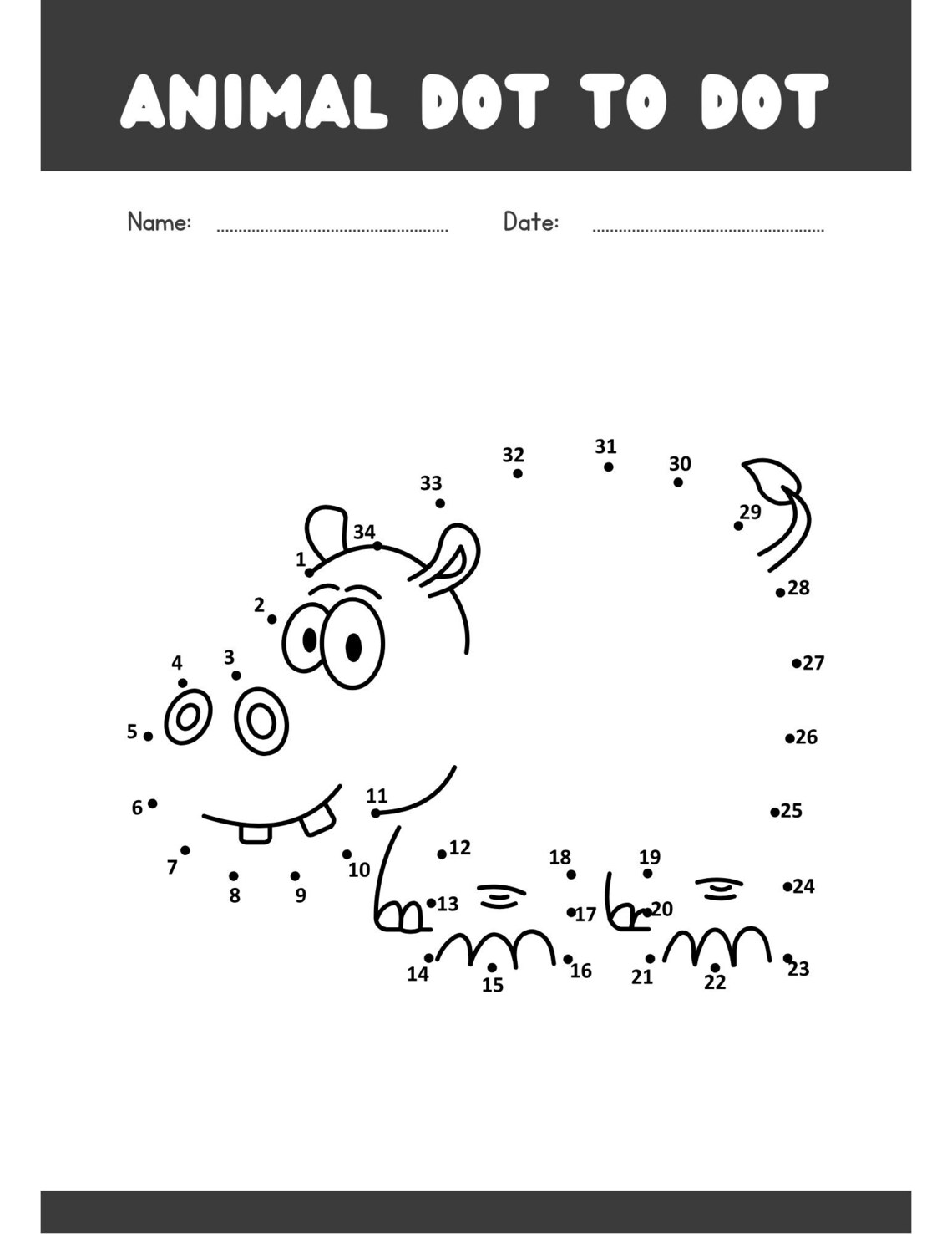 Animal Dot-to-dot Adventure: Connecting the Dots, Unleashing the Wild ...