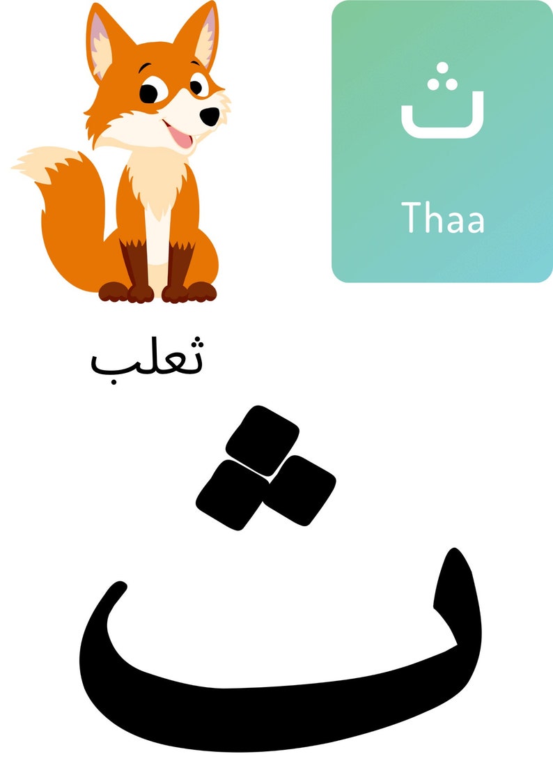 Hijaiya Arabic | Kids Learning Cards | Arabic Vocabulary | Arabic Words ...