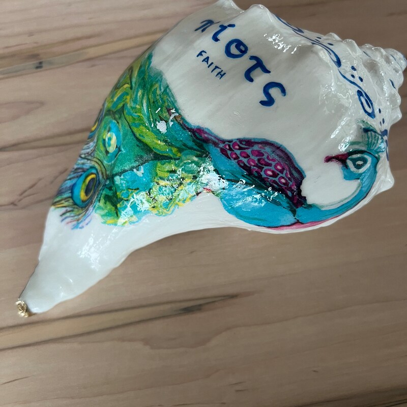 Decoupage Conch Shells - Etsy