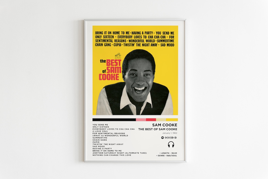 Sam Cooke the Best of Sam Cooke Album Poster / Album Cover Poster ...