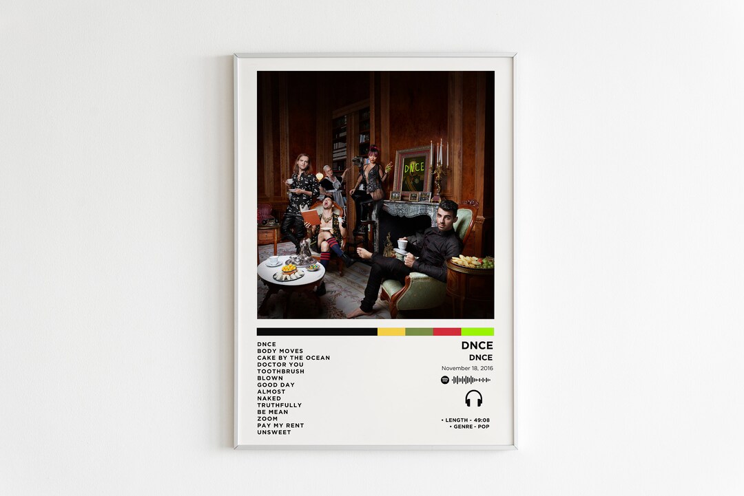Dnce Dnce Album Poster / Album Cover Poster / Music Gift / Music Wall ...