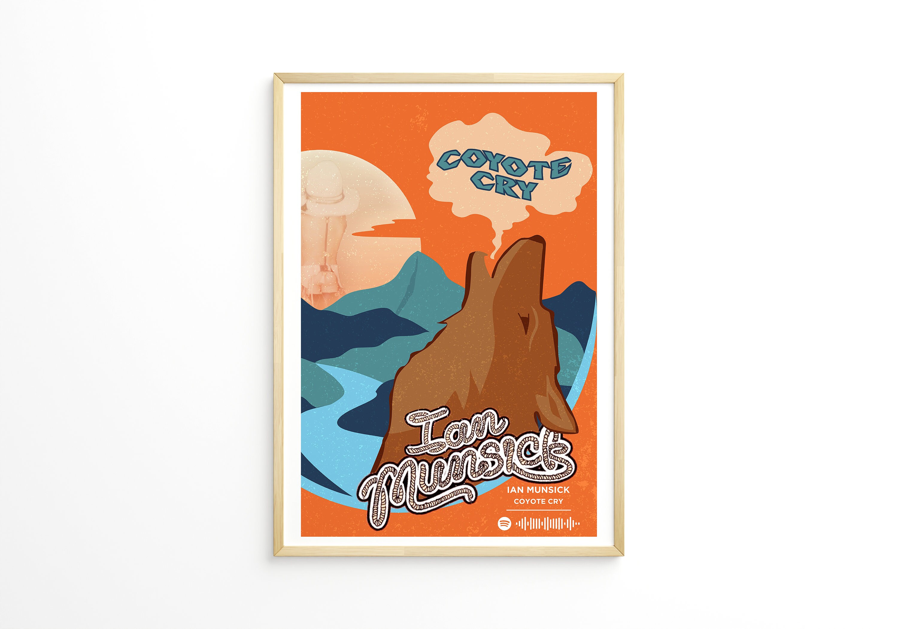 Ian Munsick Coyote Cry Album Poster / Album Cover Poster / - Etsy