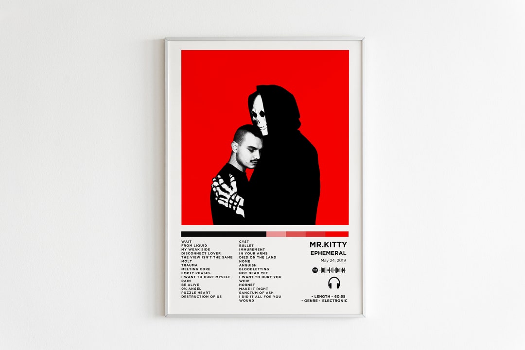 Mr. Kitty Ephemeral Album Poster / Album Cover Poster / Music Gift ...