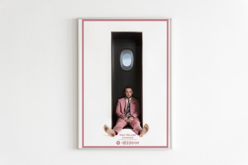 Mac Miller Swimming Album Poster / Album Cover Poster / Music Gift ...