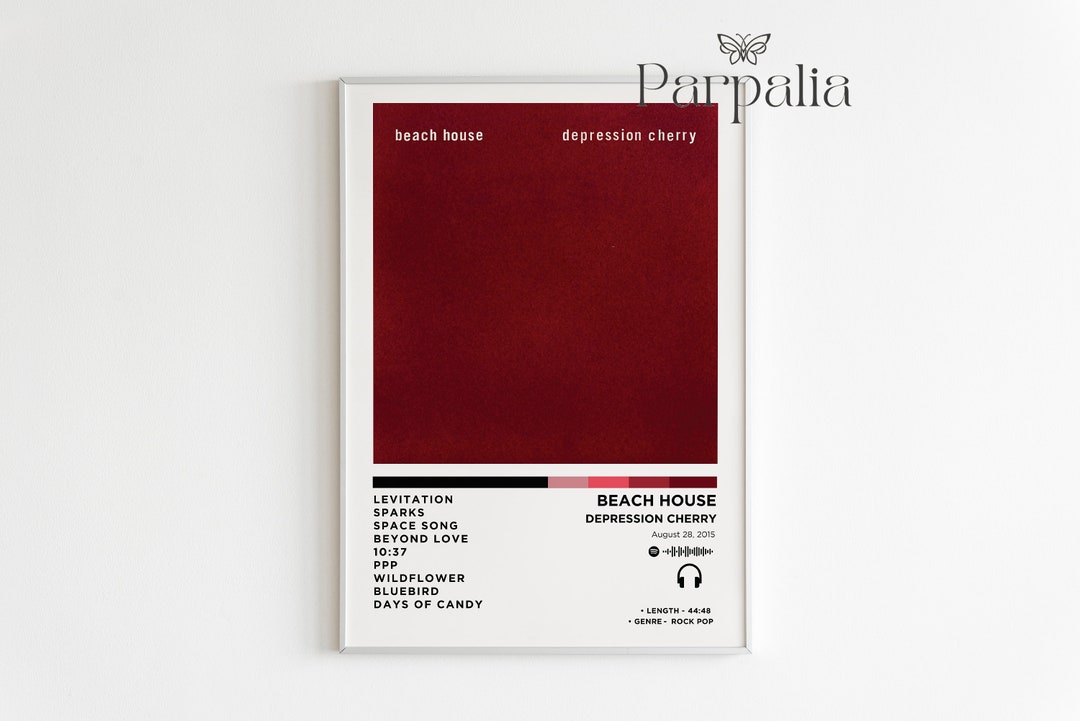 Beach House Depression Cherry Album Poster / Album Cover - Etsy