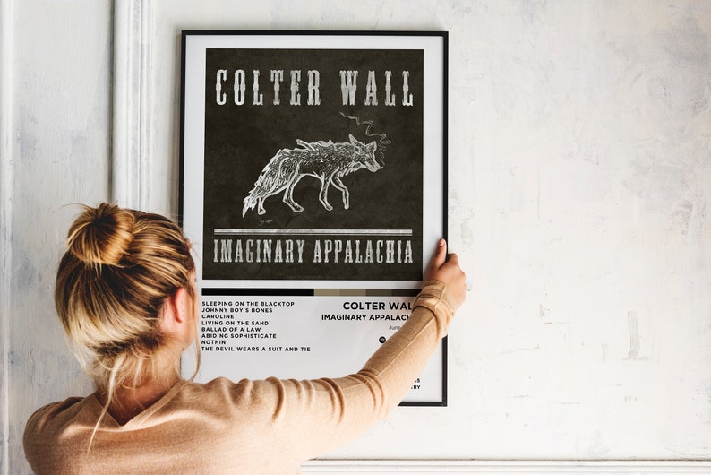 Colter Wall İmaginary Appalachia Album Poster / Album Cover Poster ...