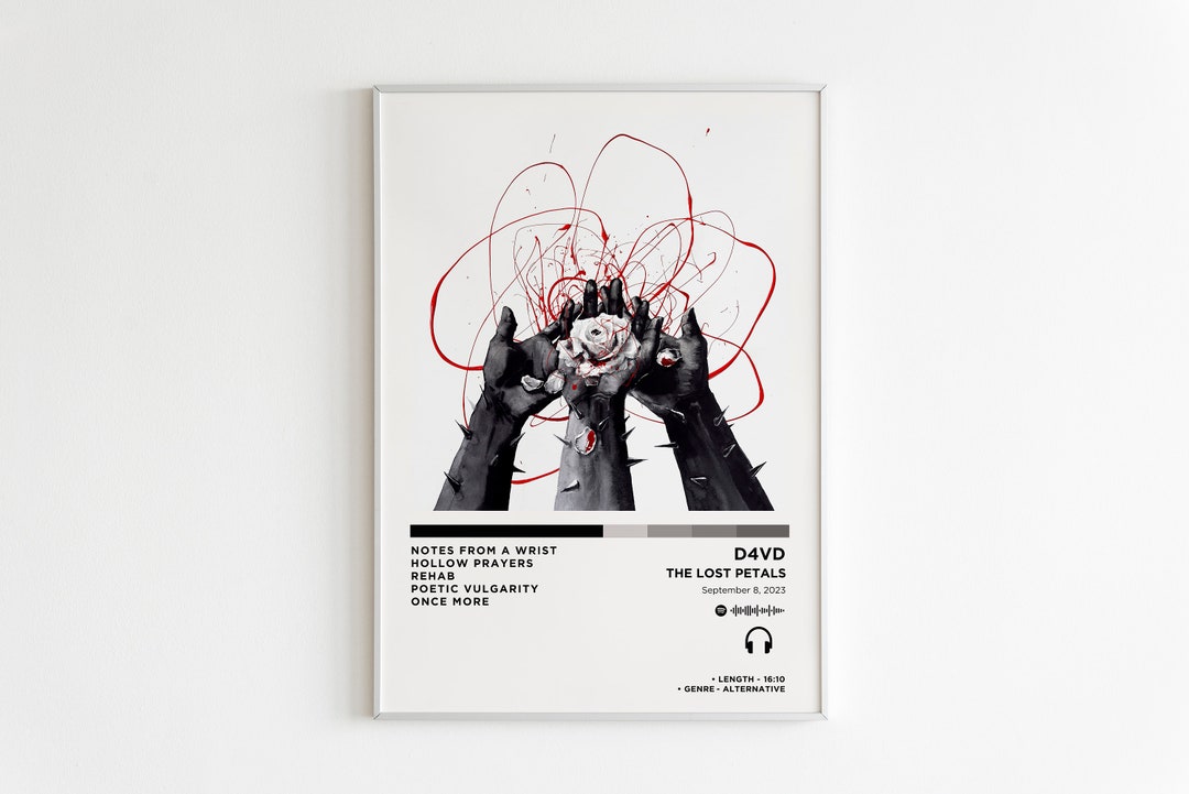 D4vd the Lost Petals Album Poster / Album Cover Poster / - Etsy