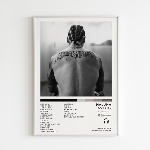 Maluma Poster - Etsy