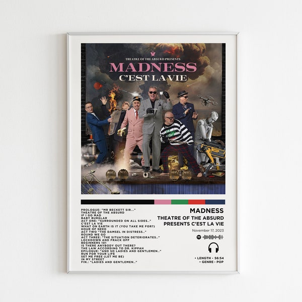 Madness Album Poster - Etsy