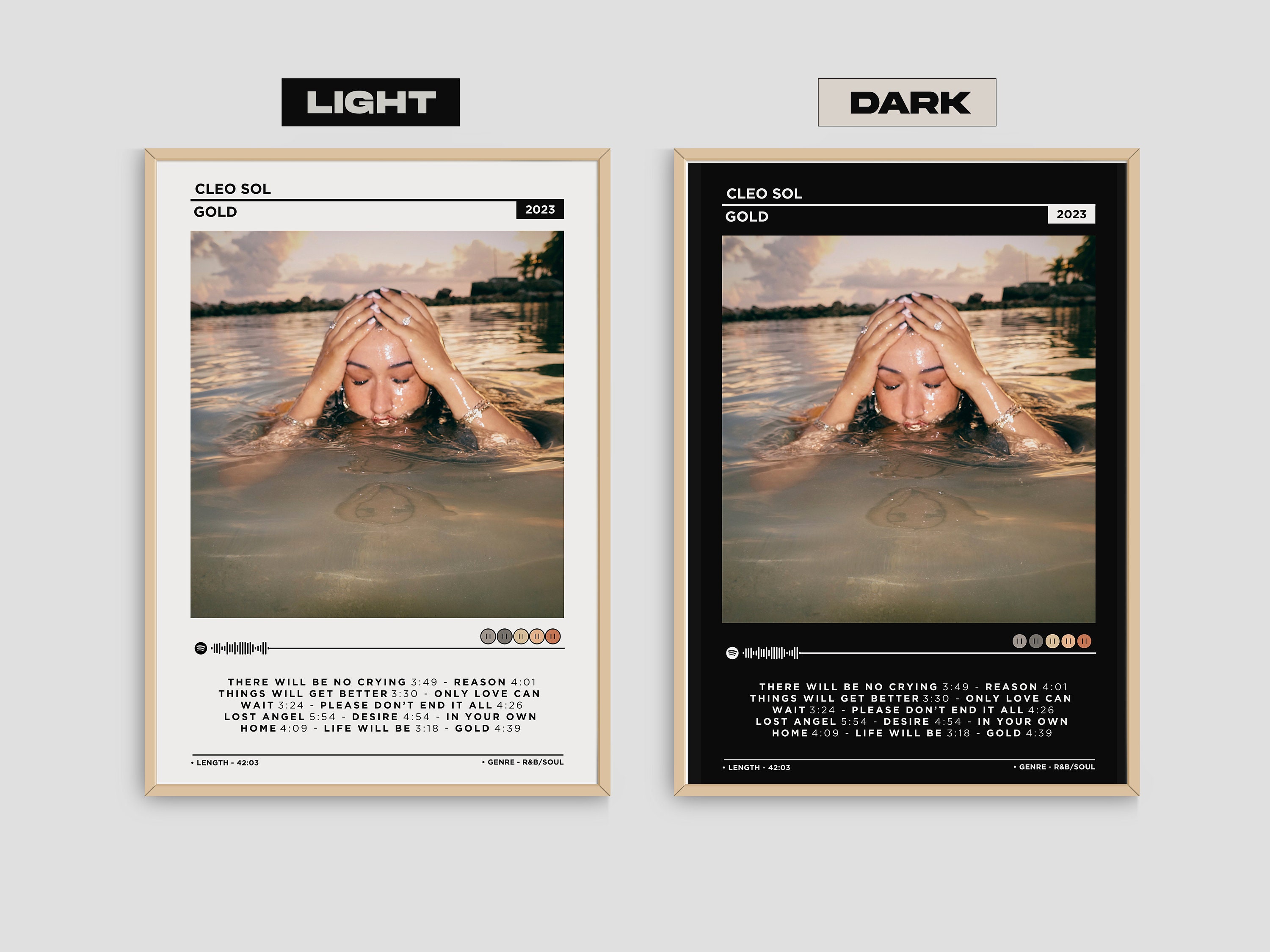 Cleo Sol Gold Album Poster / Album Cover Poster / Music Gift / Music Wall Decor / Album Art - Etsy