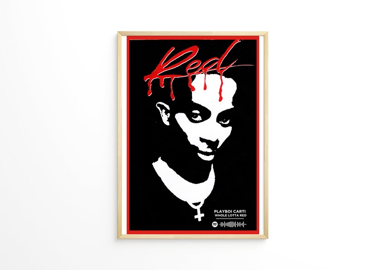 Playboi Carti Whole Lotta Red Album Poster / Album Cover - Etsy