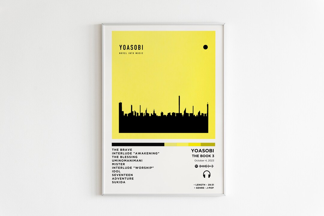 Yoasobi the Book 3 Album Poster / Album Cover Poster / Music - Etsy