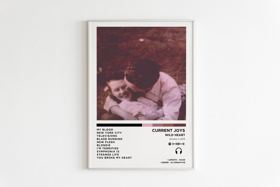 Current Joys Wild Heart Album Poster / Album Cover Poster / Music Gift ...