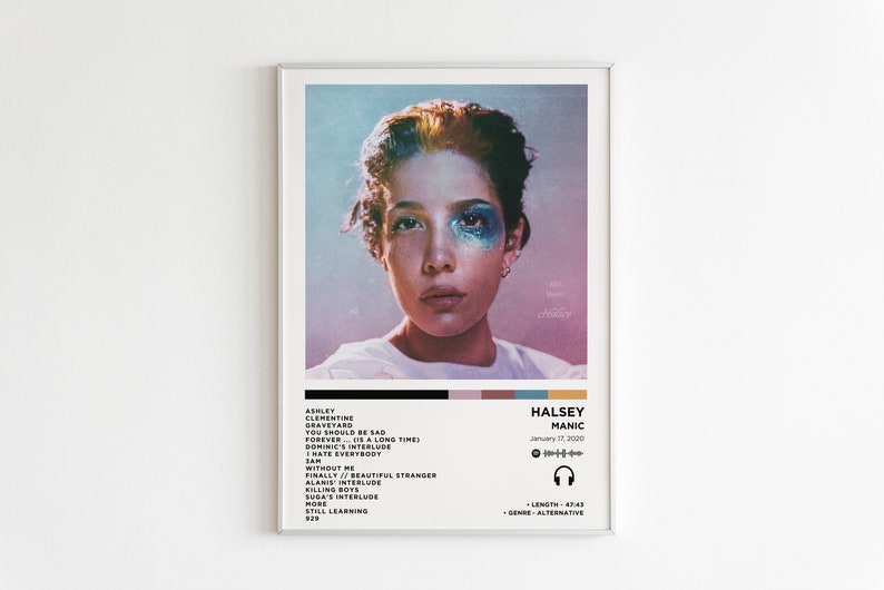 Halsey Manic Album Poster / Album Cover Poster / Music Gift - Etsy