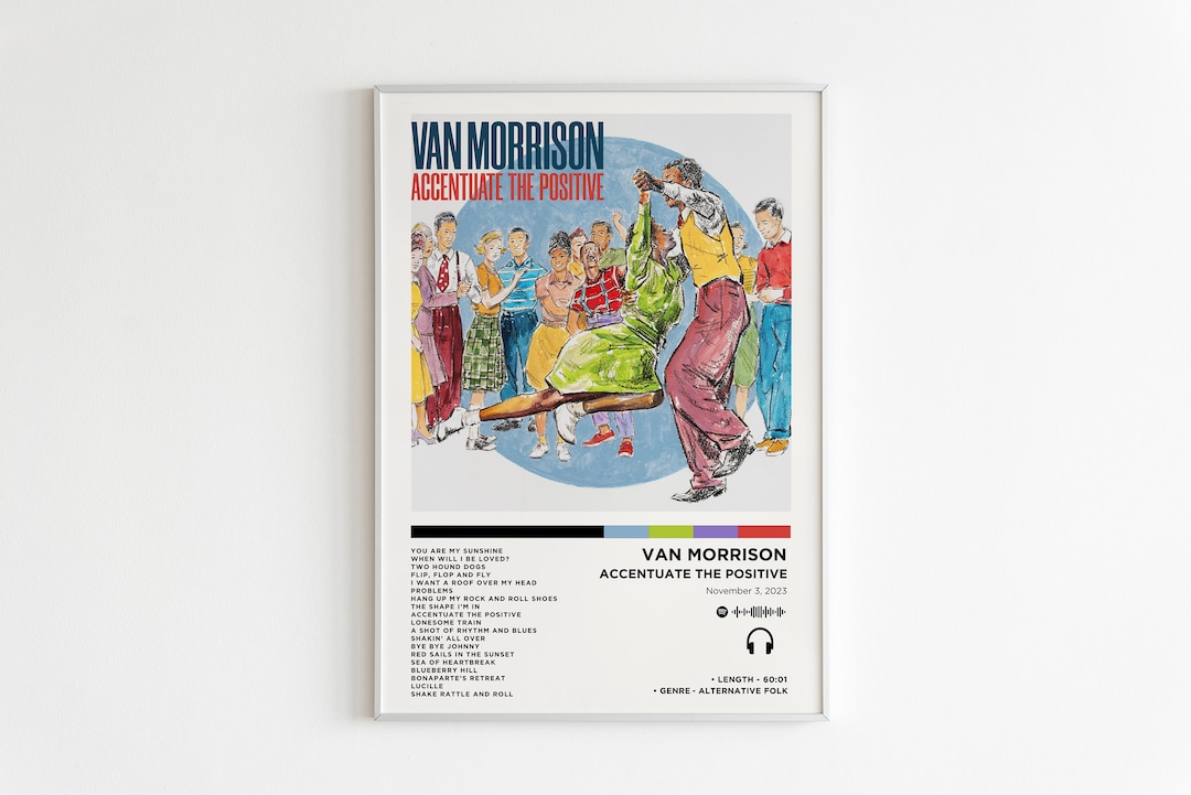 Van Morrison Accentuate the Positive Album Poster / Album Cover Poster ...