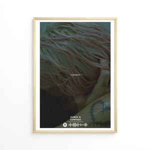 Karol G Contigo Album Poster / Album Cover Poster / Music Gift / Music ...