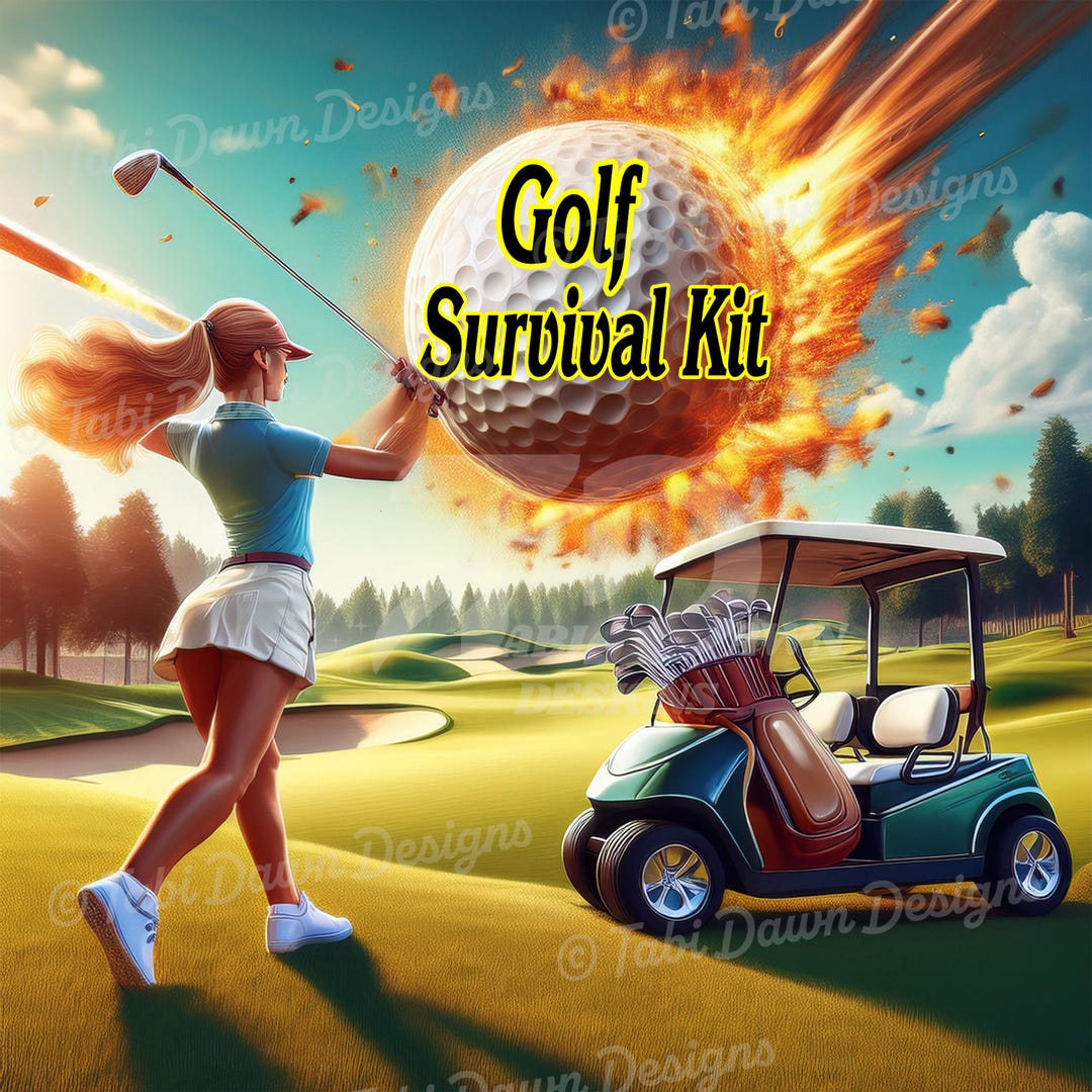 DIY Ladies Golfers Survival Kit Digital Download, Printable, Cricut ...