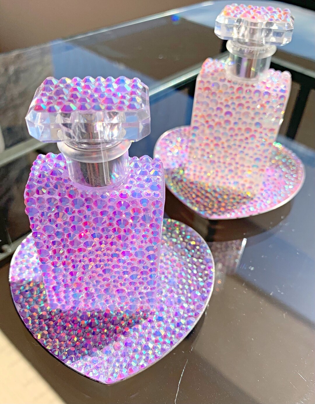 Bling Perfume Bottle Set - Etsy