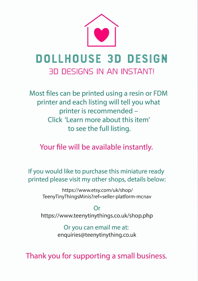 Dolls House 1/12th Scale Miniature HIGHCHAIR 3D Print File, Instant ...