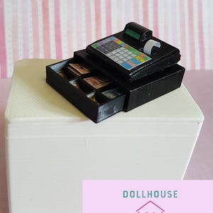 Dolls House 1/12th Scale Miniature CASH REGISTER 3D Print File, Instant ...