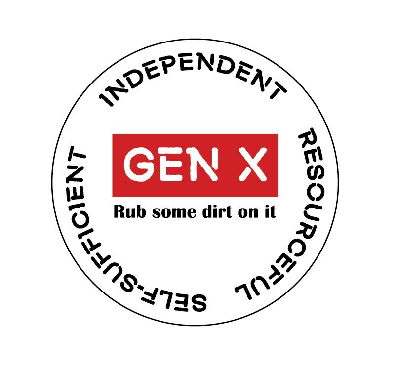 GEN X, Generation X, Rub Some Dirt on It SVG, PNG - Etsy