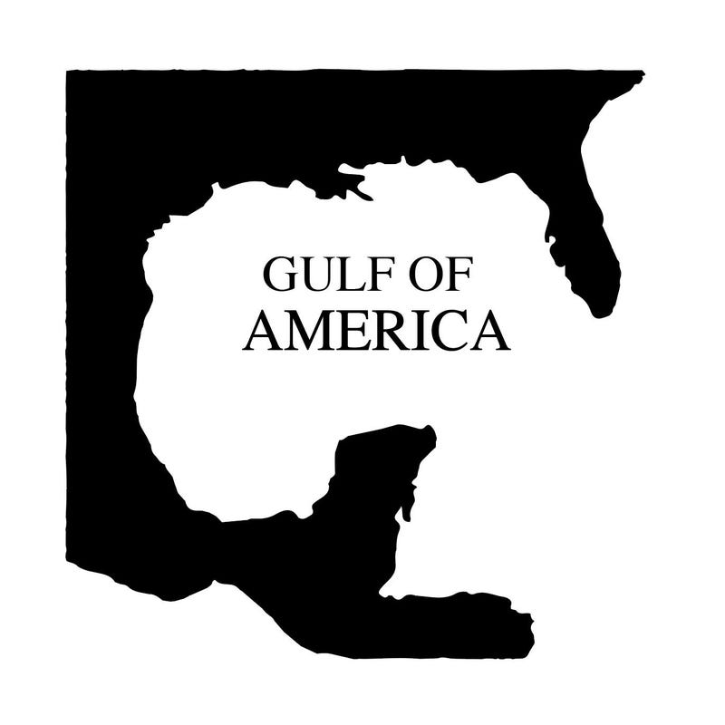 Gulf of America Svg - Etsy