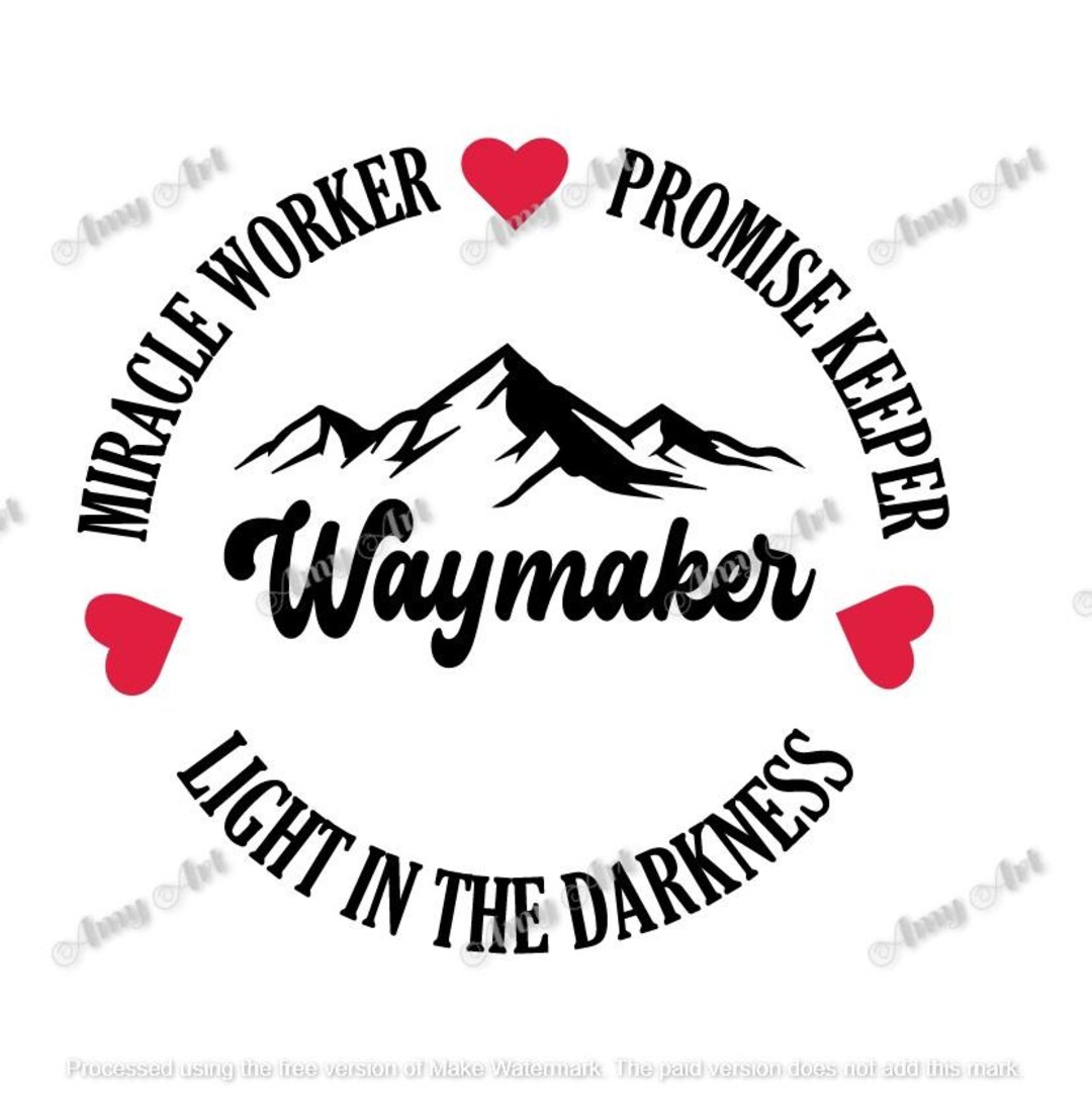 Waymaker PNG SVG - Etsy