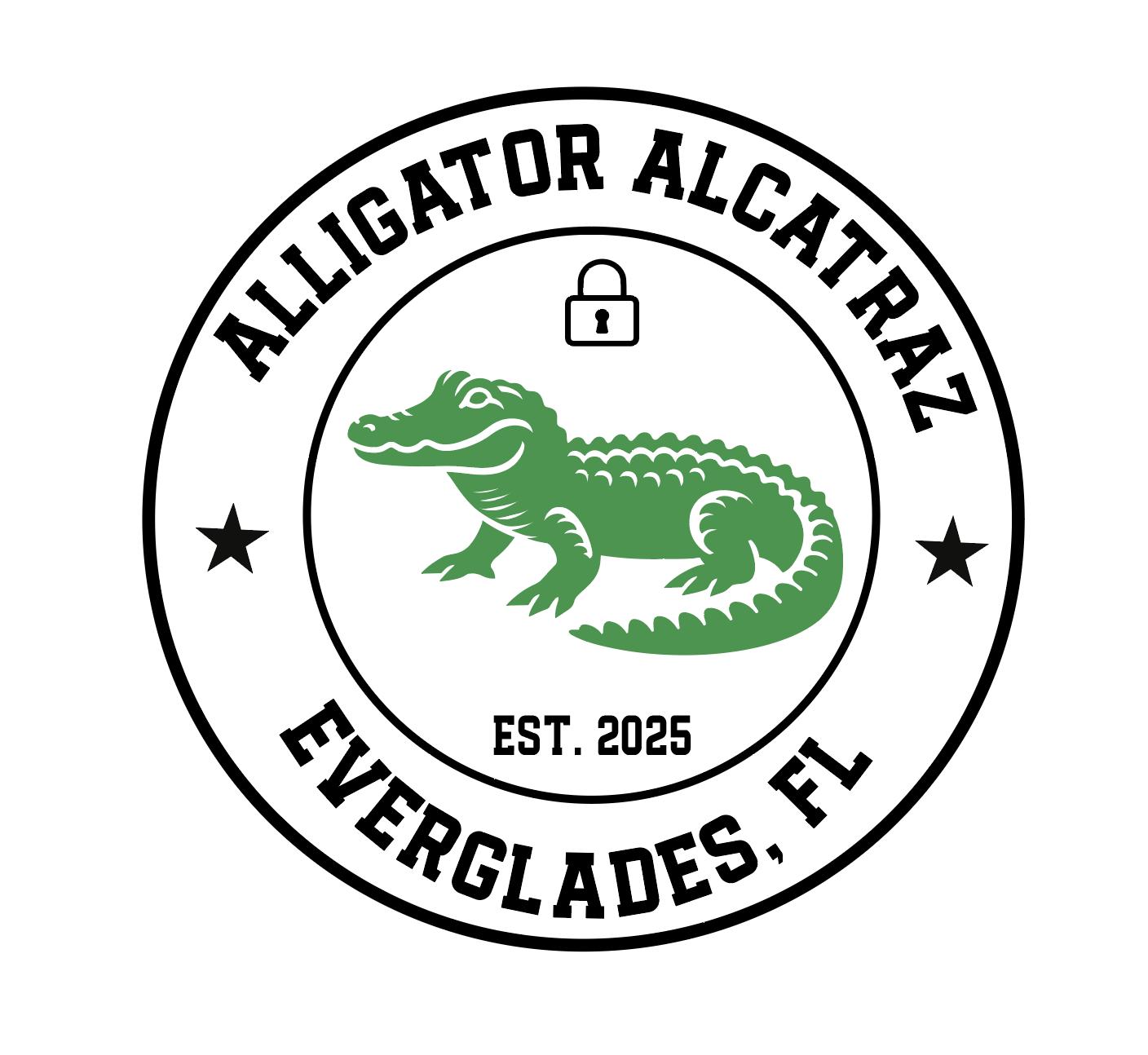 Alligator Alcatraz, Round. PNG SVG - Etsy