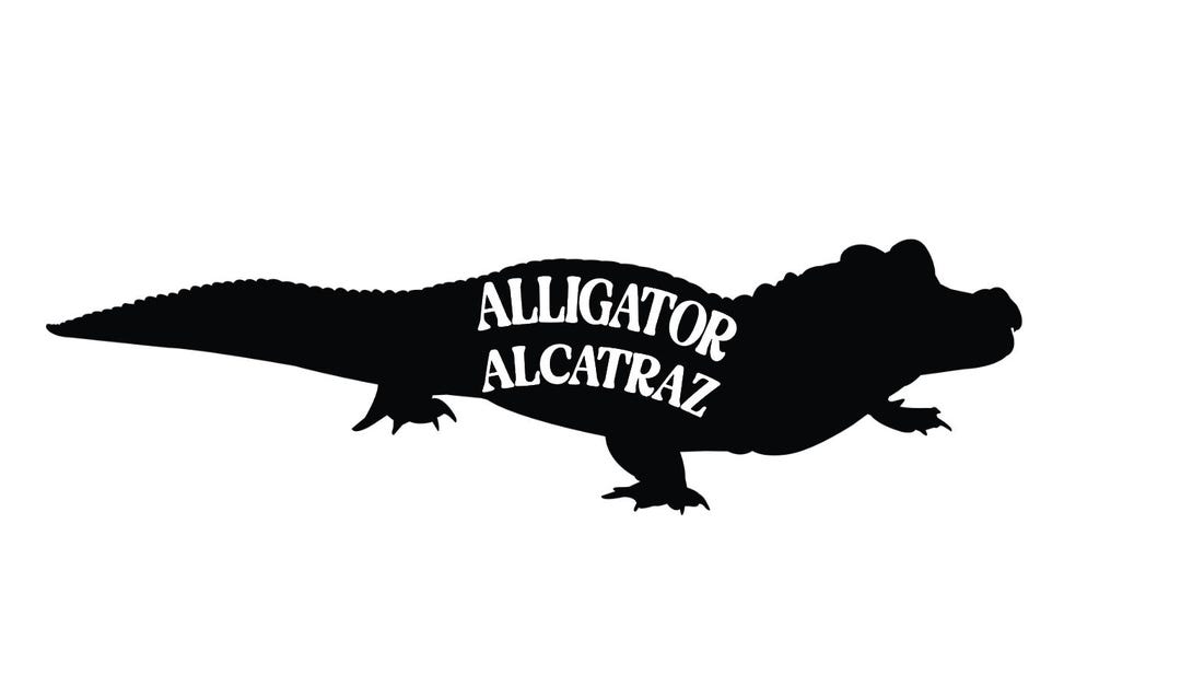Alligator Alcatraz PNG SVG - Etsy