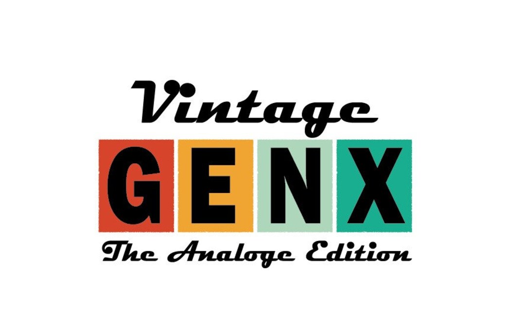 Vintage Generation X, Analog Edition, PNG SVG - Etsy