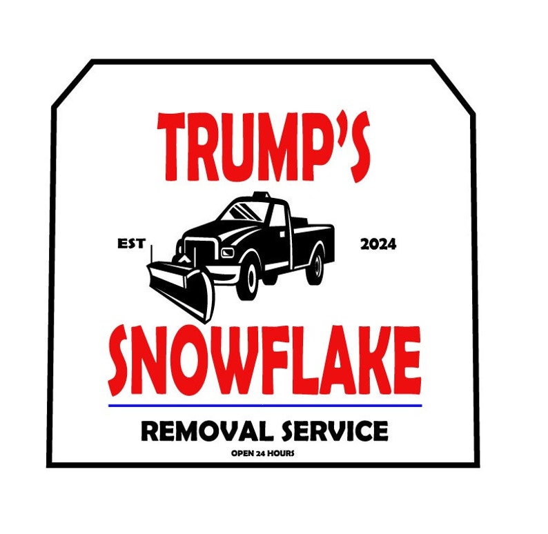 Trump's Snowflake Removal Service PNG SVG - Etsy