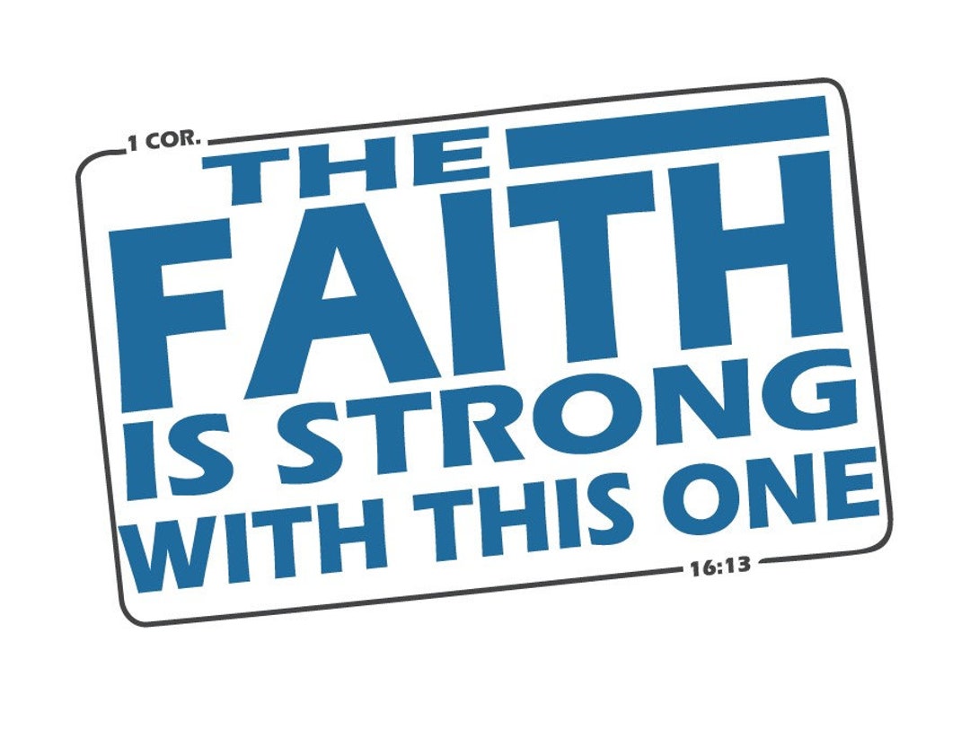 The Faith is Strong With This One PNG SVG - Etsy