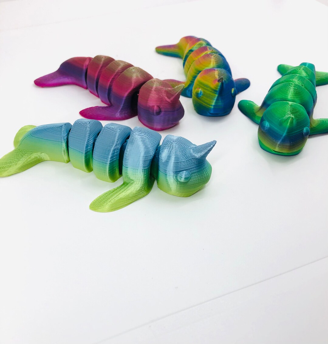 Narwhal Articulated 3d Printed Friend for Your Desk Gift for Birthday ...