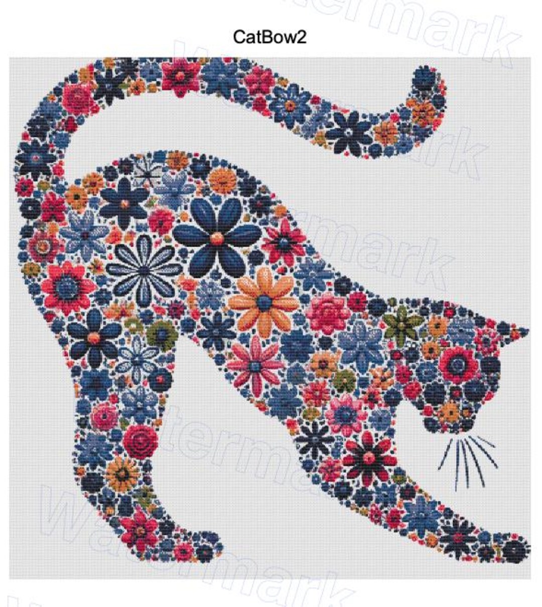 Cat Bowing Cross Stitch Pattern by Kindgerman (digital Format) - Etsy