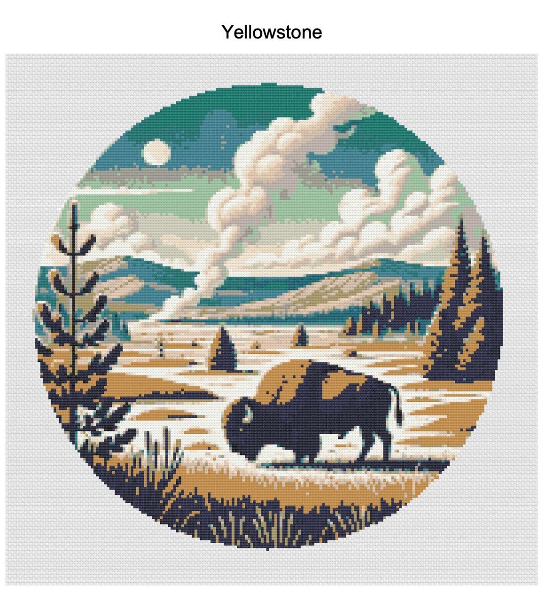 Yellowstone Inspired Cross Stitch Pattern by Kindgerman (digital Format ...