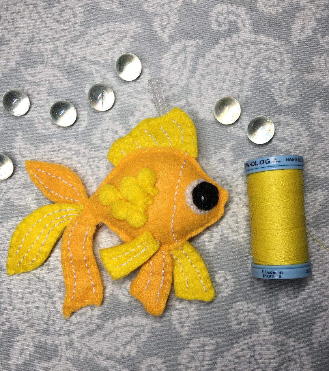 Felt Goldfish Ornament - Etsy