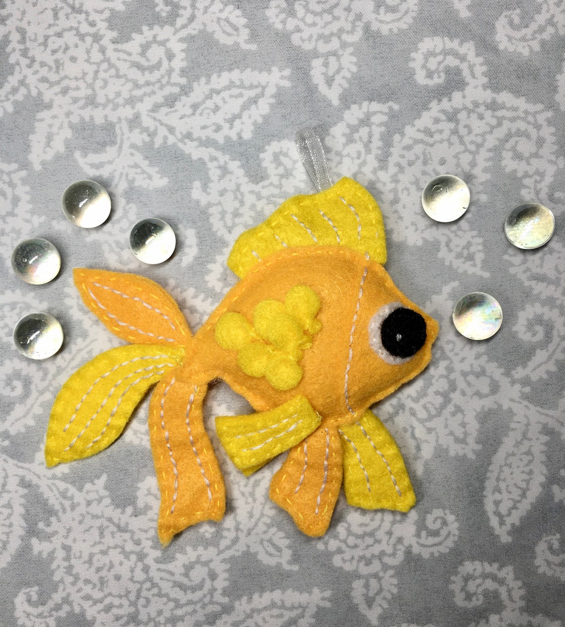 Felt Goldfish Ornament - Etsy